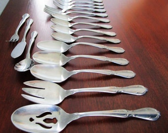 Victorian Silverware Set - Etsy