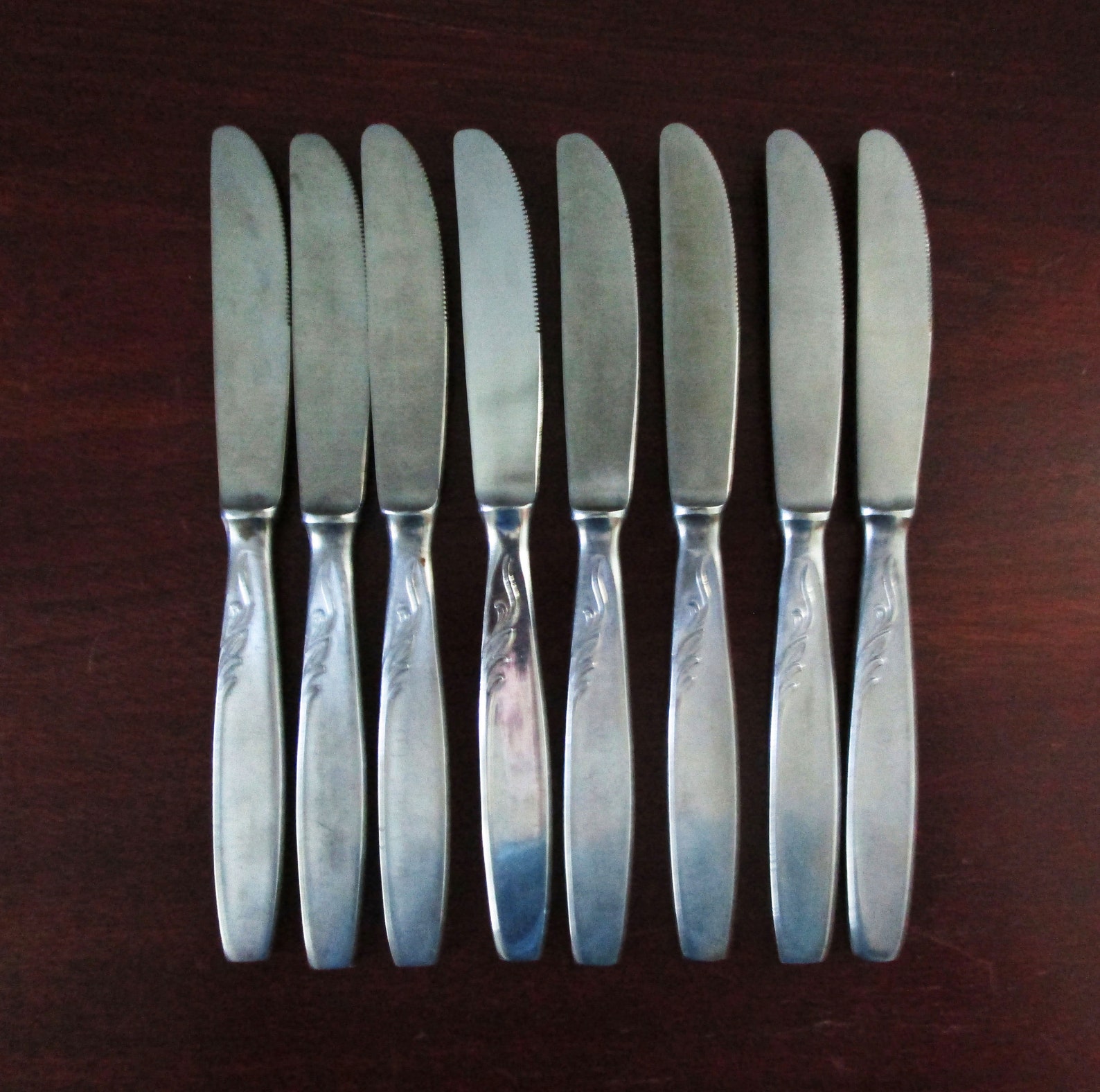 Vintage Rostfrei Stainless Flatware Knives 6.5 Long Set - Etsy
