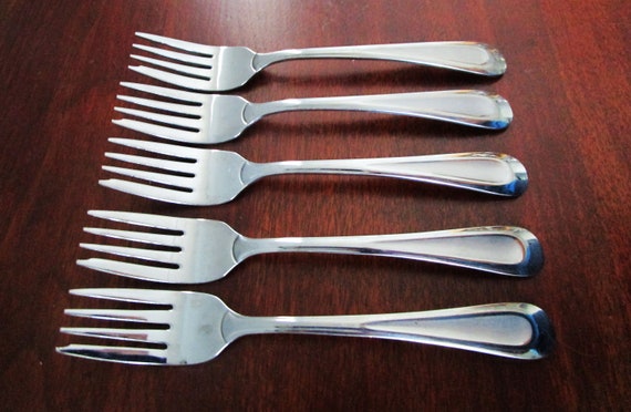 Dining & Serving Fork Oneida Sand Dune Vintage Oneida Silver Ware 8 ...
