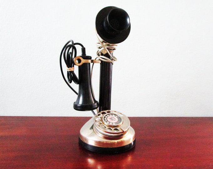 Vintage Telephone C. 1930s Repo From Radioshack Bonnie and Clyde Series ...