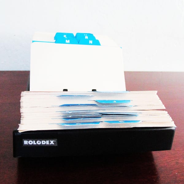 Large Rolodex - Etsy