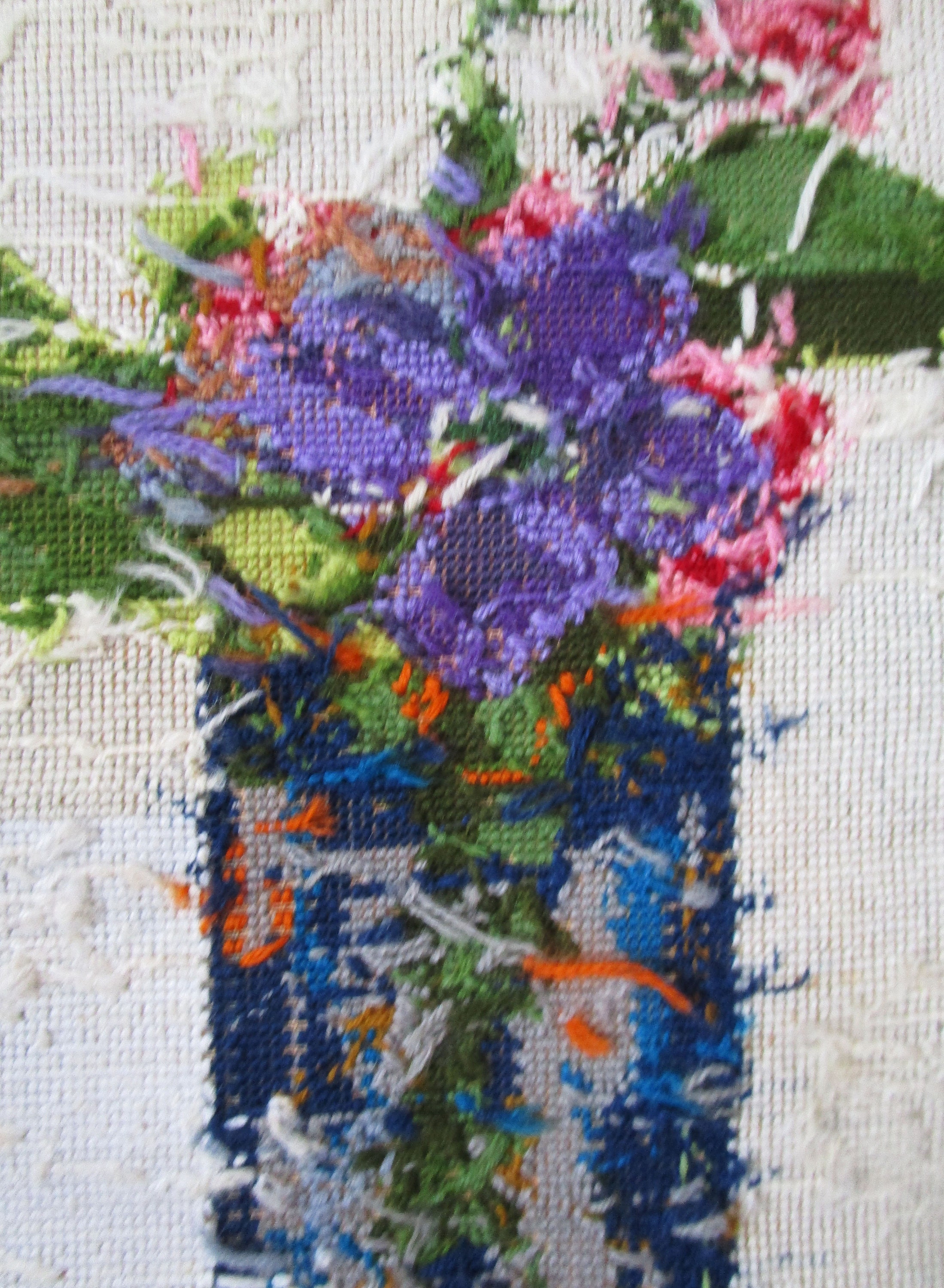 MANET French Tapestry le Vase in Deep Blue Purple - Etsy UK