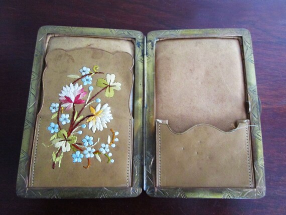 Antique Calling Card Gold Case Victorian Card Holder … - Gem