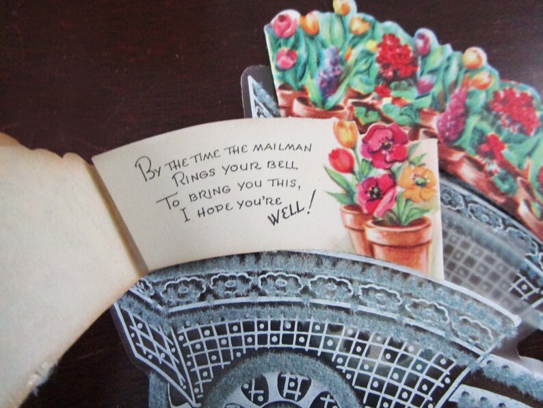 Vintage Plastic & Felt Note Cards in Box 7 Antique Notecards - Etsy