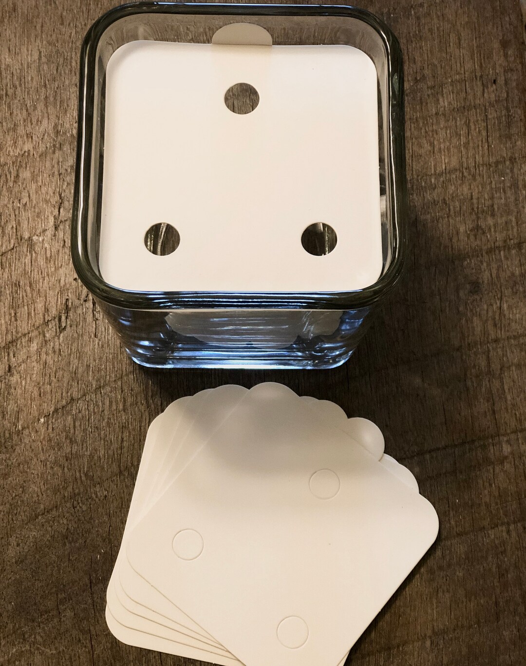 Square Dust Cover 30 Pack for 4” Libbey 5476 Square Jar - Etsy