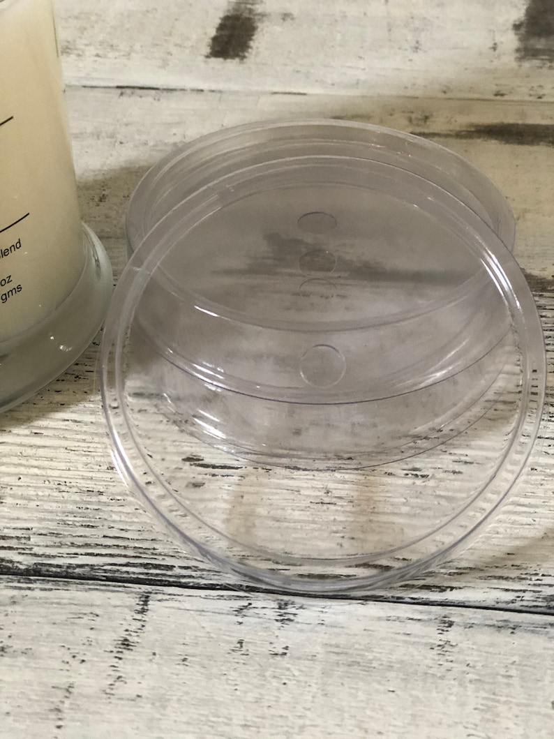 Round Plastic Dust Cover 36 Pack for Dollar Tree Jar - Etsy