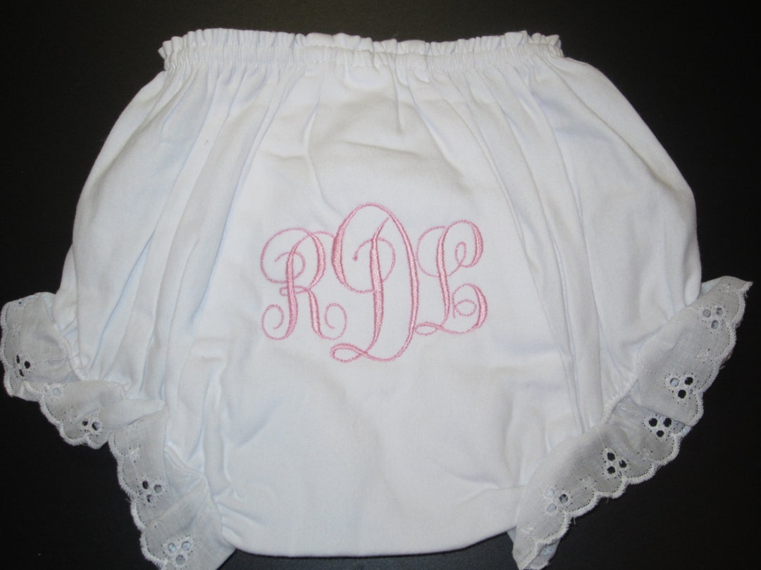 Monogrammed Diaper Cover - Etsy