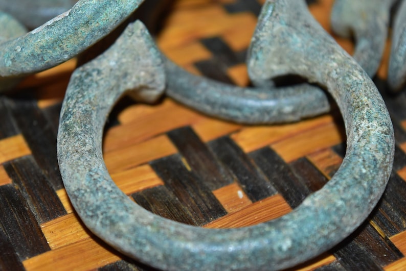 West African Manilla Currency Slave Bracelets | Etsy