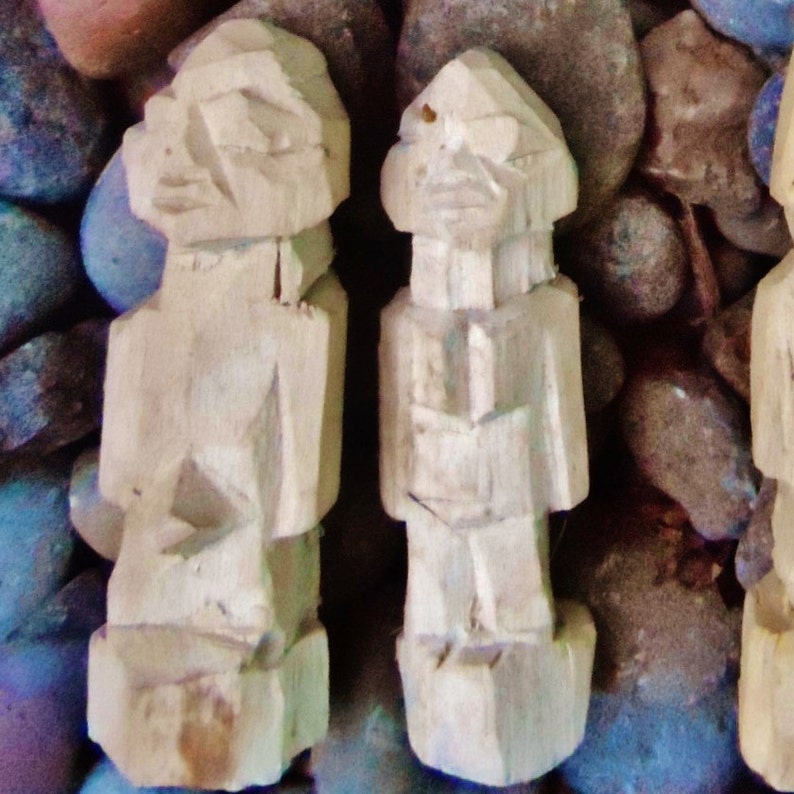 Male and Female Yoruba Aworan Figurines for Ritual Use Shrine Altar IFA ...