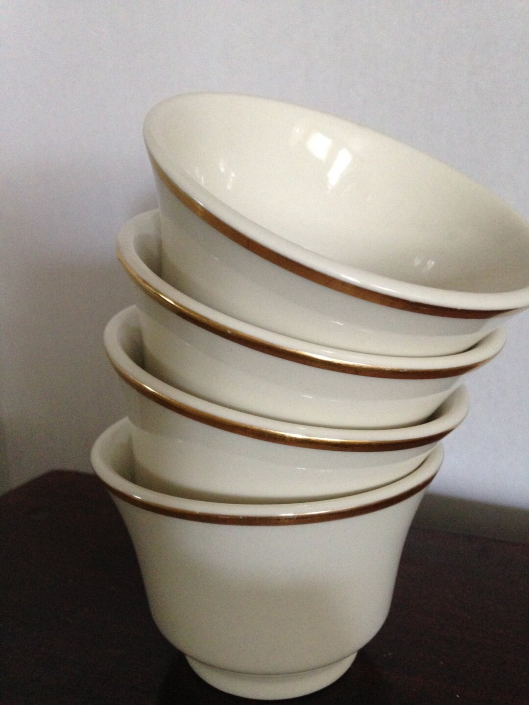 Hotelware Chowder Cups Set de Cuatro 4 - Etsy España