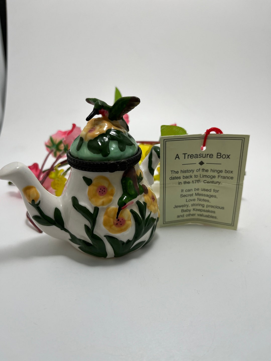 Sweet Teapot Hinged Treasure Box - Etsy