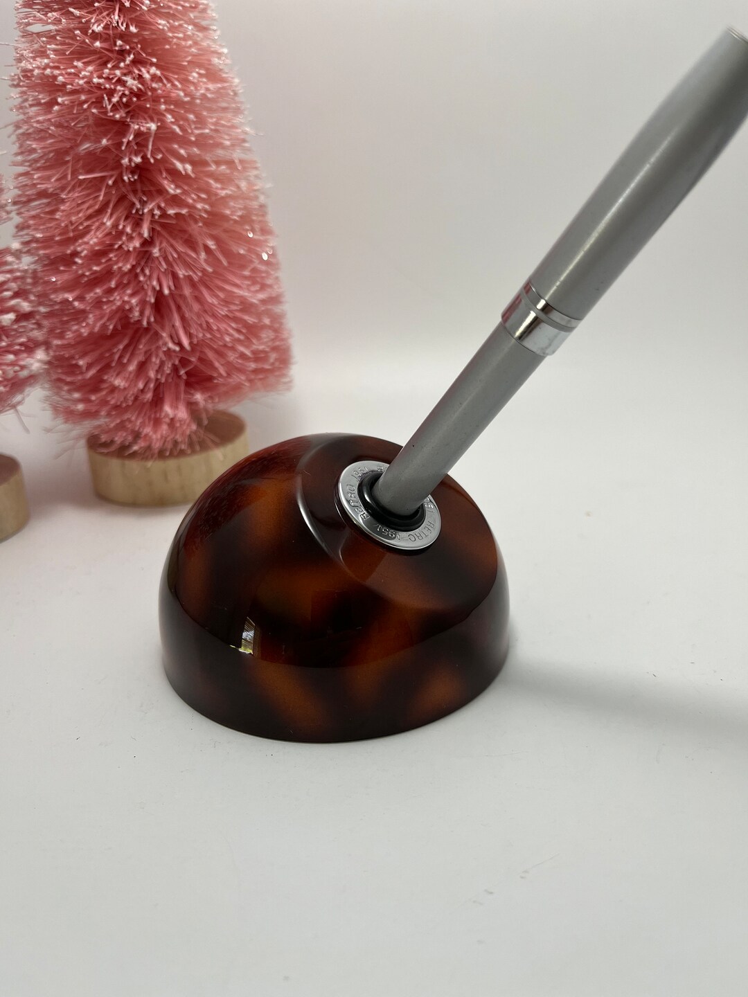 Vintage Style Tortoise Shell Design Pen Holder by Retro 51 - Etsy