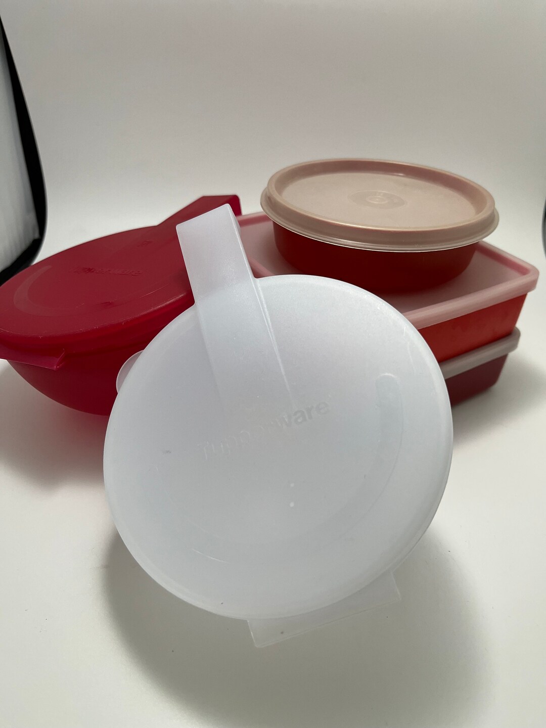 Forget-me-not Set of 4 AND Other Unique Vintage Tupperware Storage ...