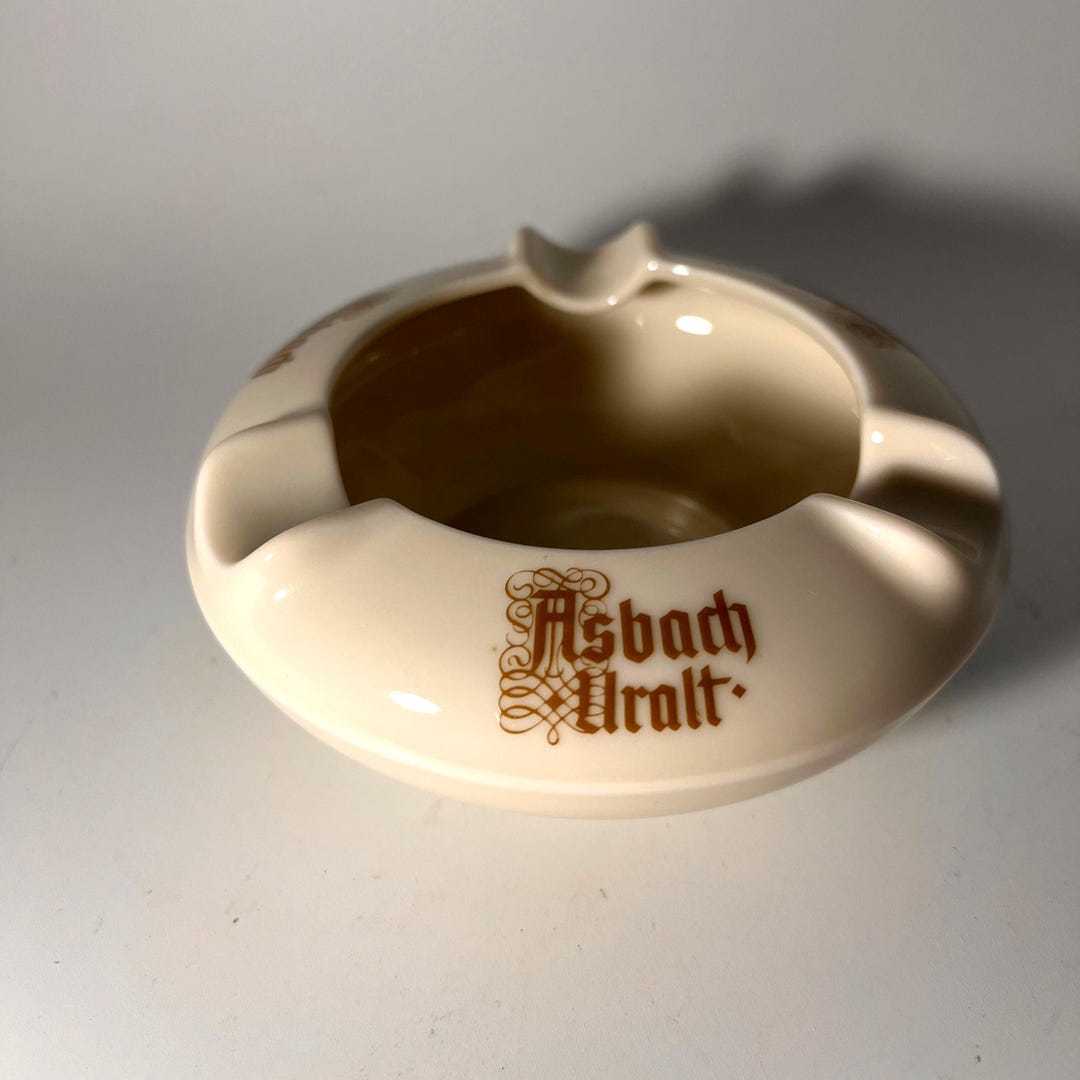 Asbach Uralt Round Advertising Ashtray - Etsy