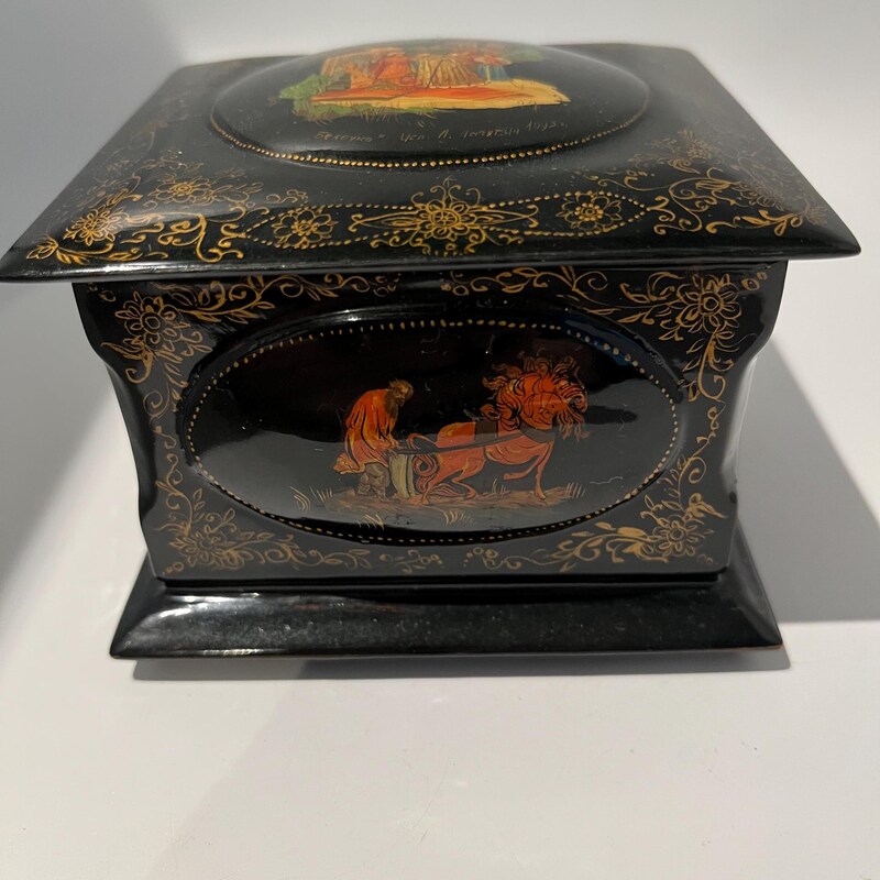 Russian Lacquer Box - Etsy
