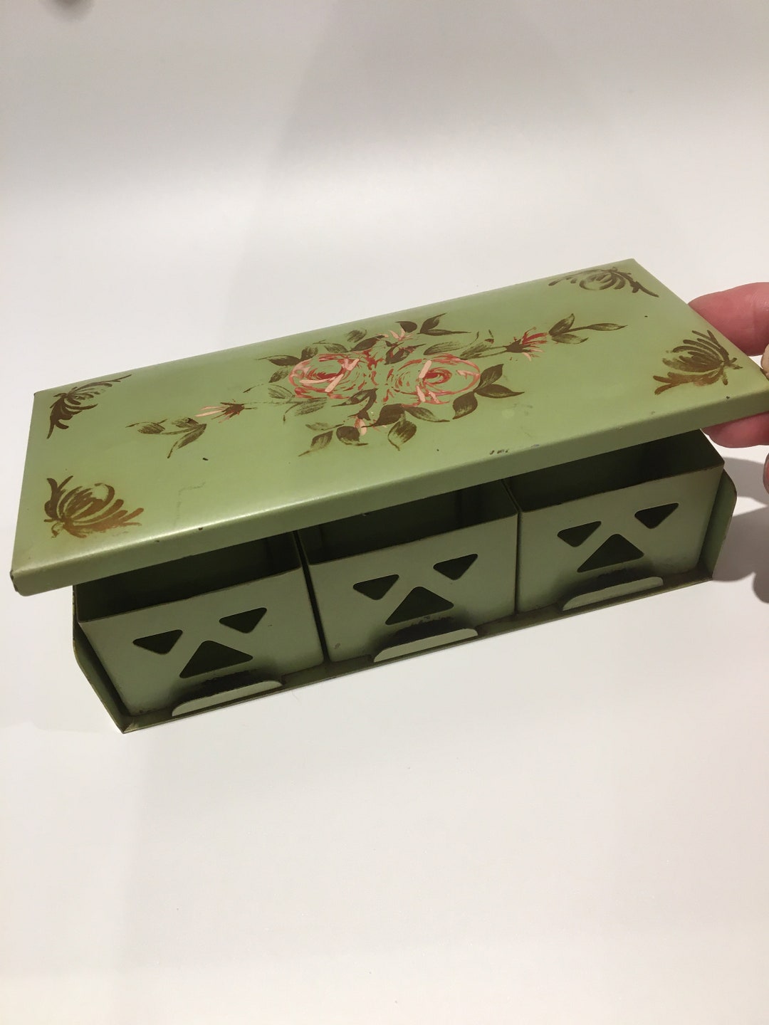 Unusual Cigarette Pack Holder Metal Vintage - Etsy