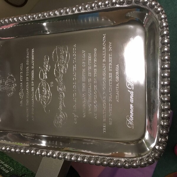 Etched Tray - Etsy