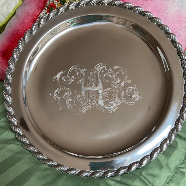 Wedding Invitation Pewter Tray - Etsy