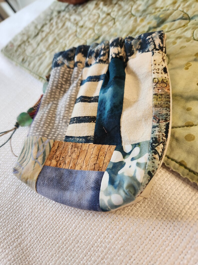 9-small Handmade Fabric Patchwork Pouch With Flex Frame Closure - Etsy