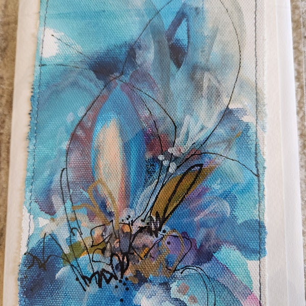 9-watercolor & Mixed Media Collage 9 X 12 - Etsy