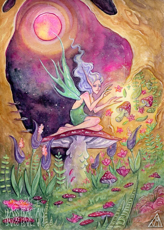 Fairy Magic // Magical/whimsical/fantasy/art PRINT - Etsy