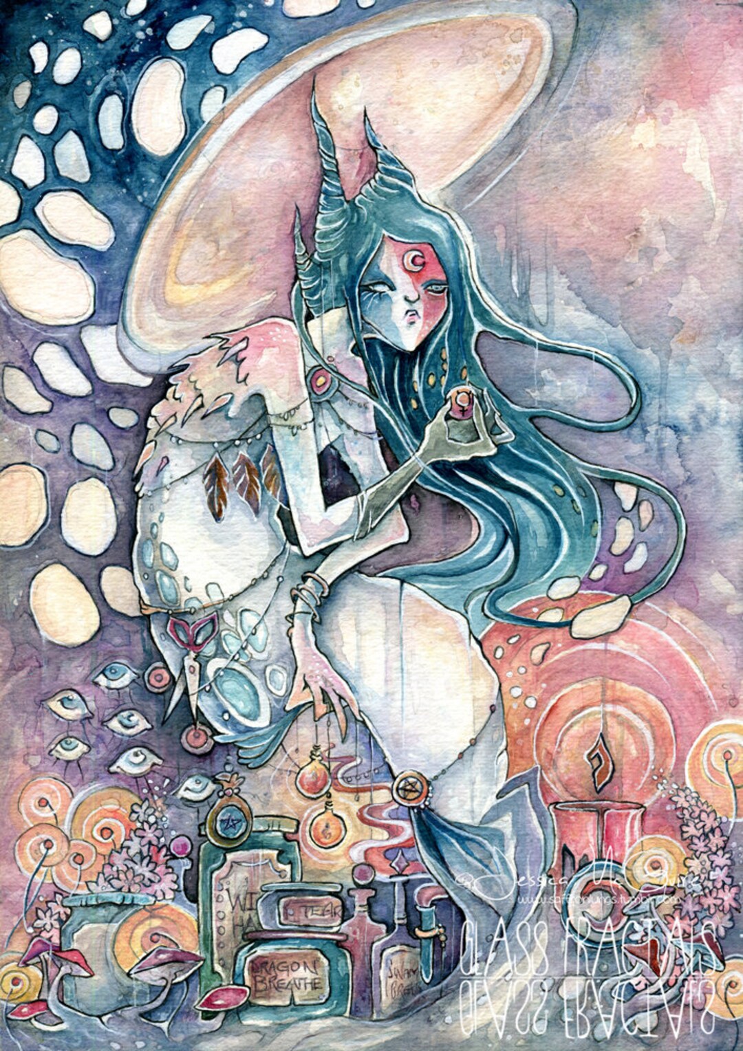 Alchemist Lab // Magic/witch/fantasy/art PRINT - Etsy