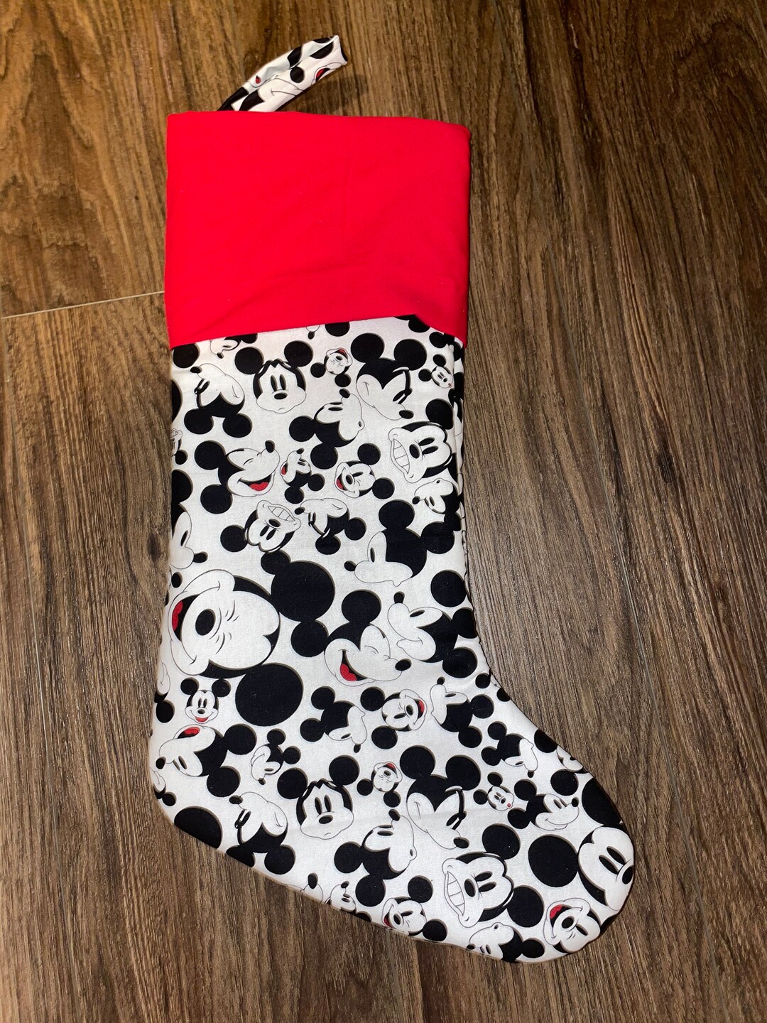 Mickey Mouse Christmas Stocking - Etsy