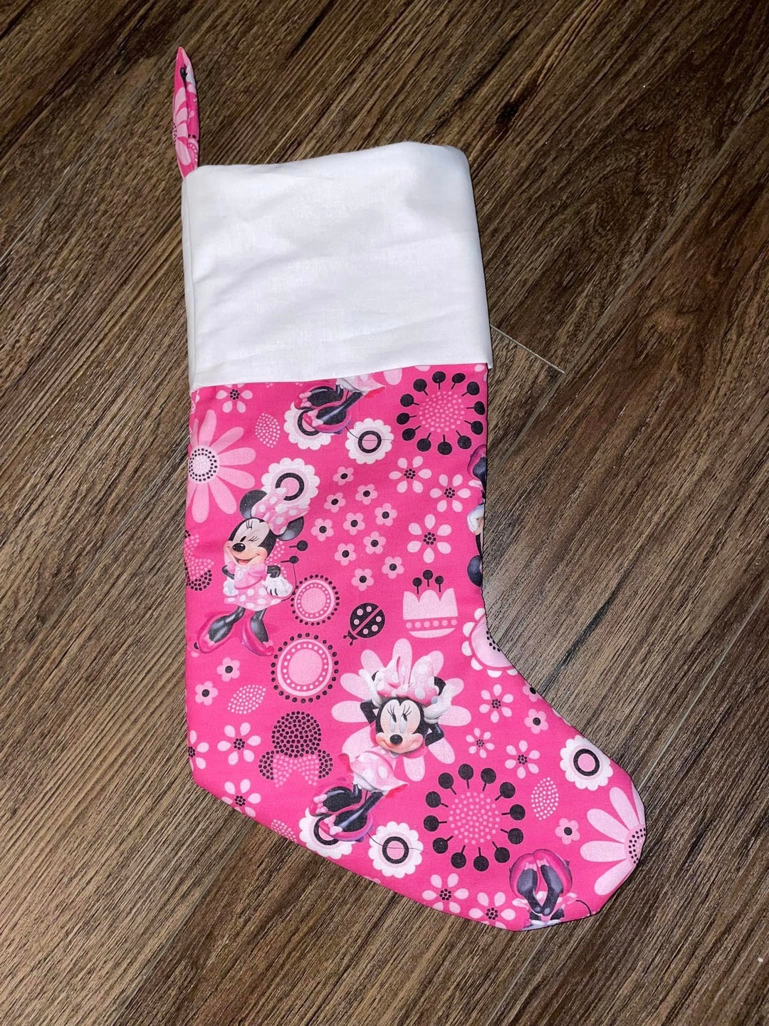 Minnie Mouse Christmas Stocking - Etsy