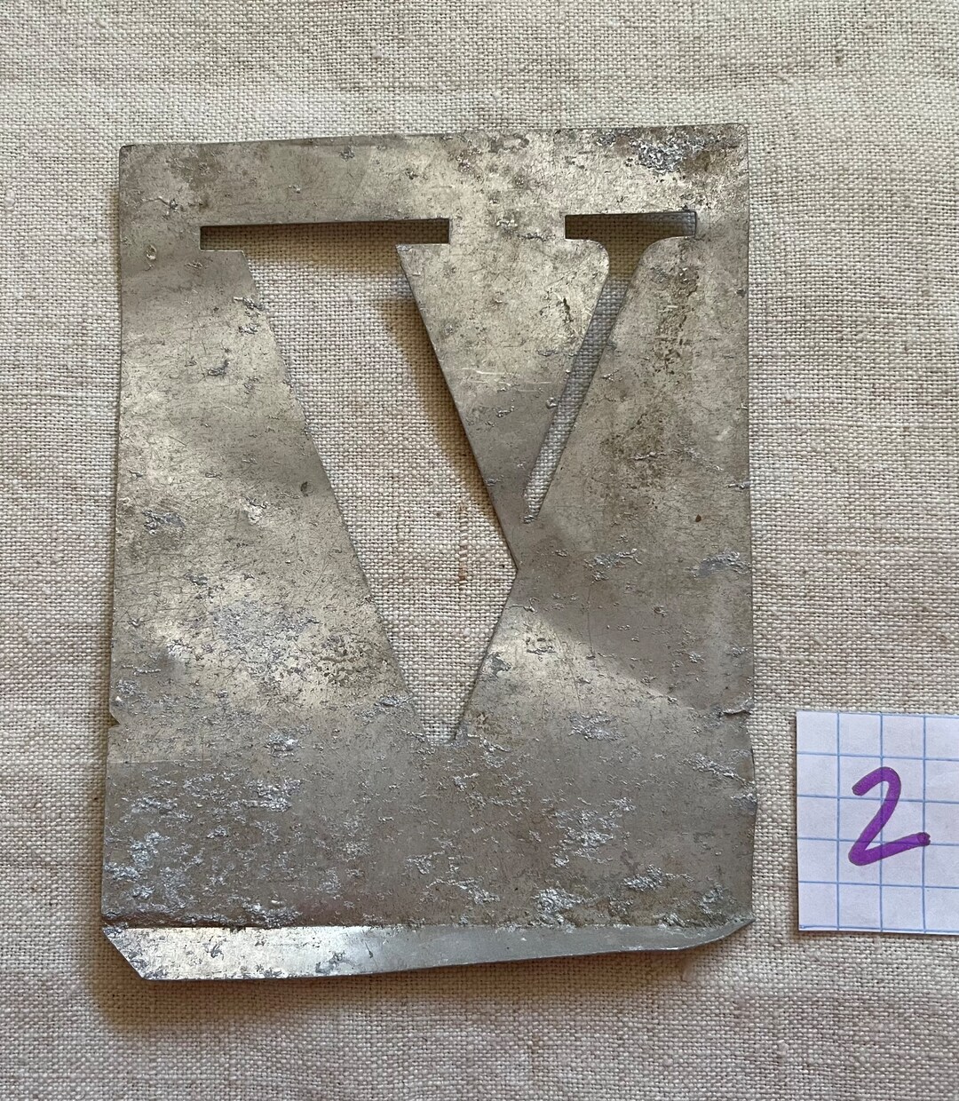 Galvanized Metal Letter Stencil From Paris V 2 - Etsy