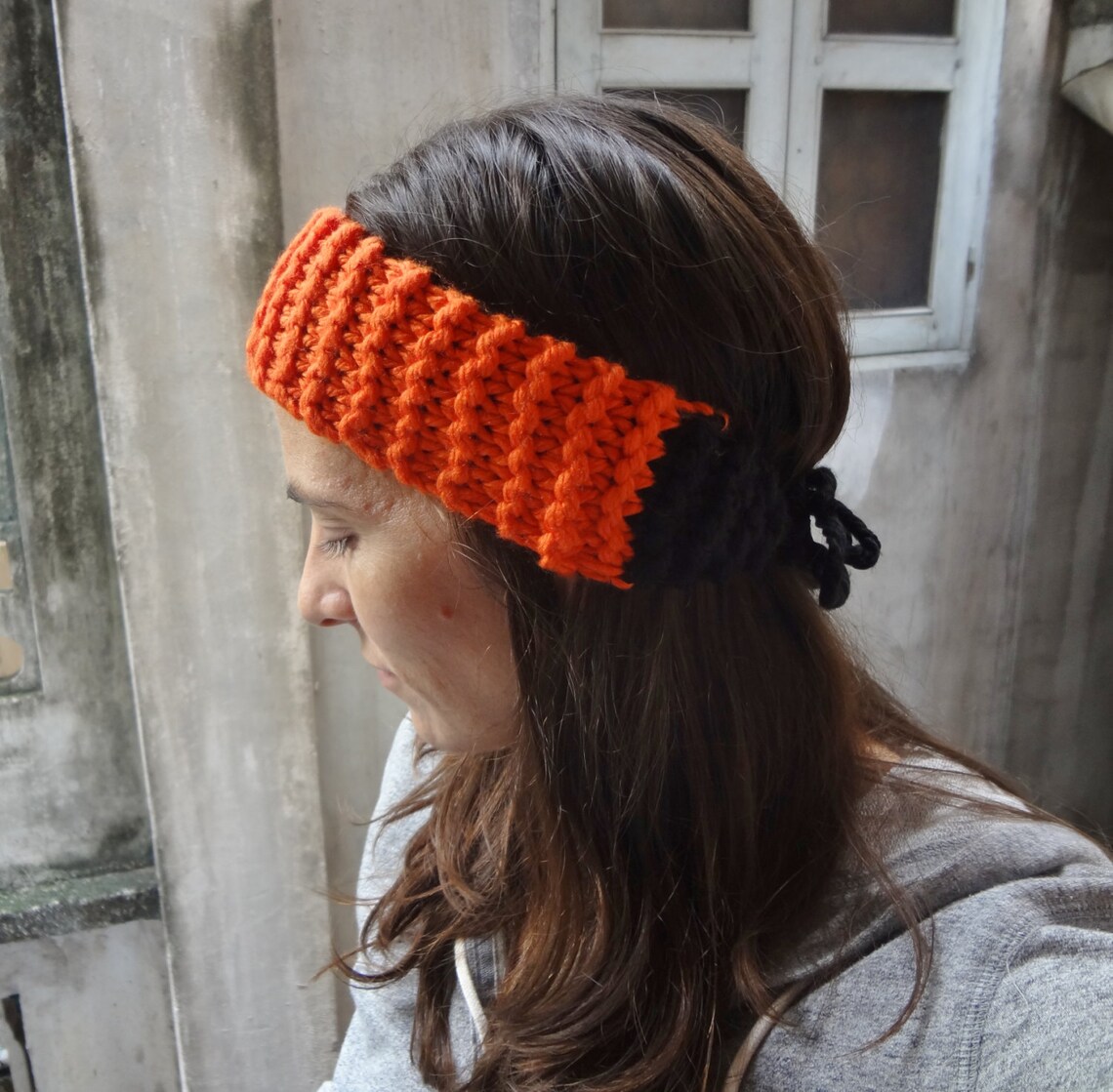 TEAM COLORS Knit Headband - Orange & Black - OSU Beavers Cowboys ...