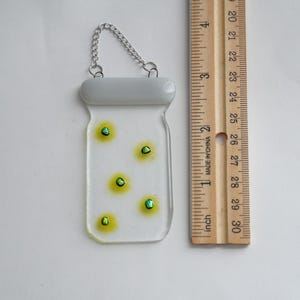 Firefly Jar Sun Catcher Fused Glass Art Lightning Bugs - Etsy