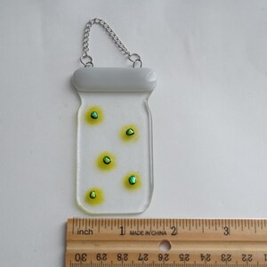 Firefly Jar Sun Catcher Fused Glass Art Lightning Bugs - Etsy