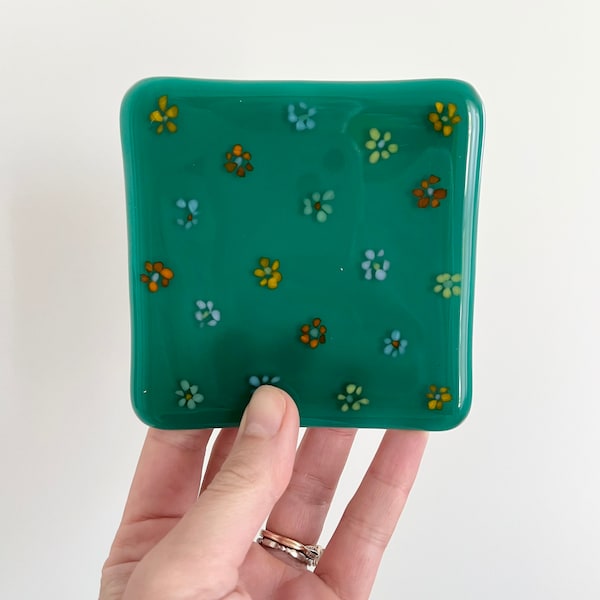 Fused Glass Coasters - Etsy