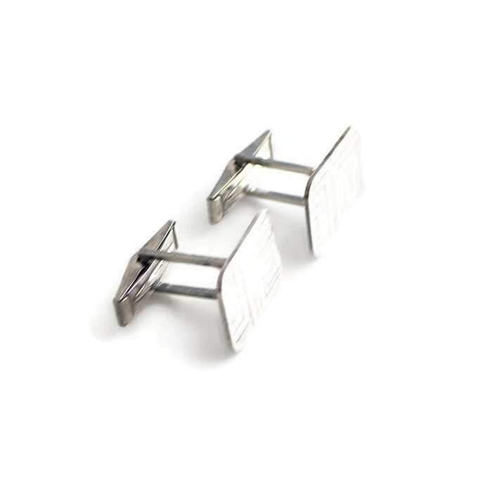 Men Rectangle Cufflinks Pattern Cufflinks Handmade | Etsy