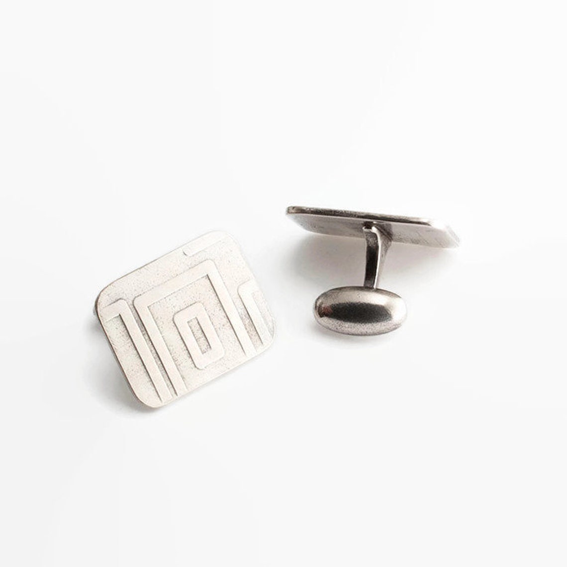 Pattern Cufflinks Men Rectangle Cufflinks Handmade - Etsy