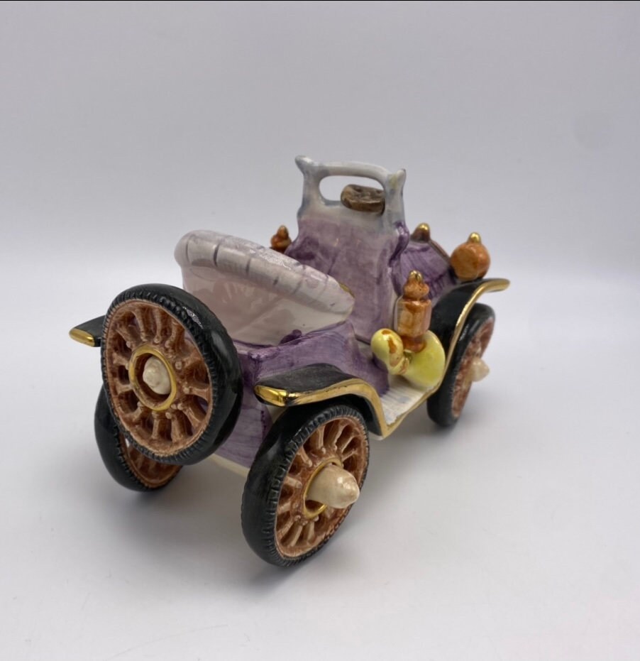 Vintage Porcelain Car Figurine Collectable Antique Car - Etsy