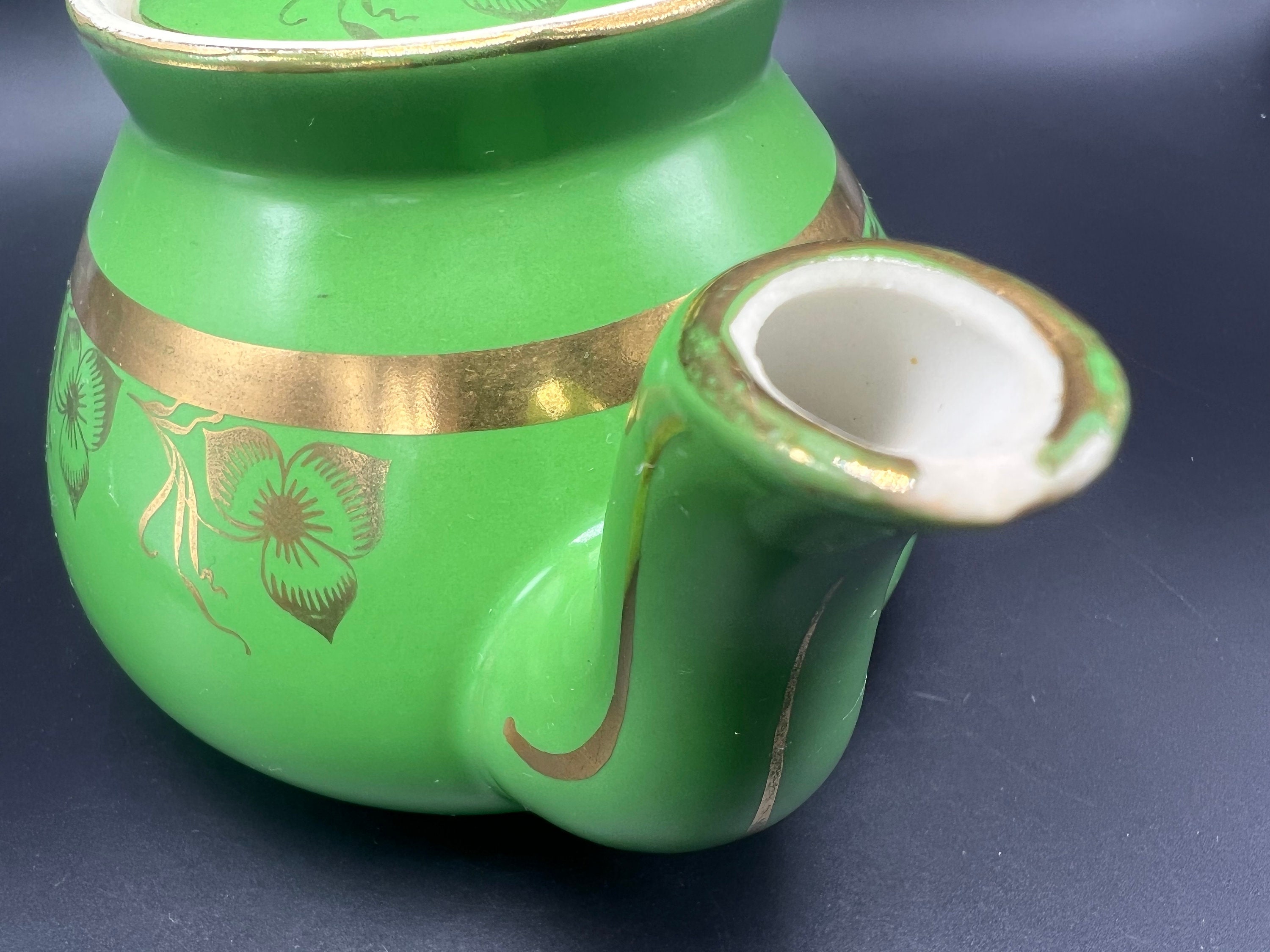 Vintage Hall Teapot Green & Gold 6 Cup Teapot Hall China - Etsy
