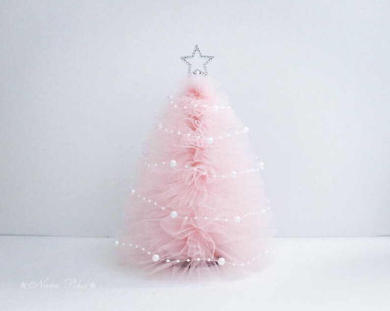 Mini Christmas Tree Mini Tree Pink Christmas Tree Christmas | Etsy