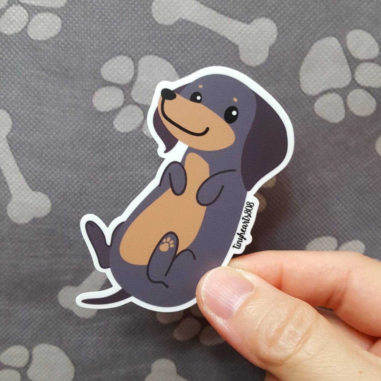 Dachshund Dotson Sticker Cute Kawaii 3.5 X 2 - Etsy