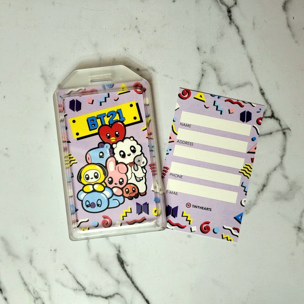 Bt21 Card Holder - Etsy