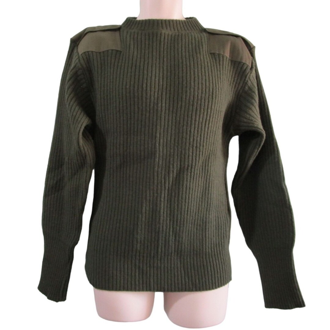 OD Green Wooly Pully Epaulettes Commando Sweater DSCP Valor Collection ...