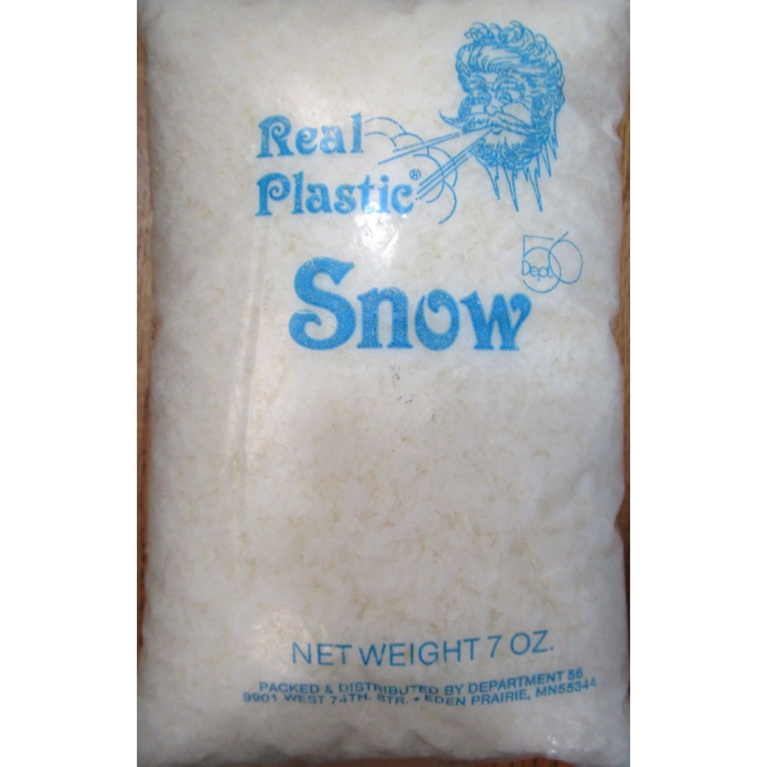 Vintage Real Plastic Snow Christmas Village by Dept 56 New Unopened - Etsy