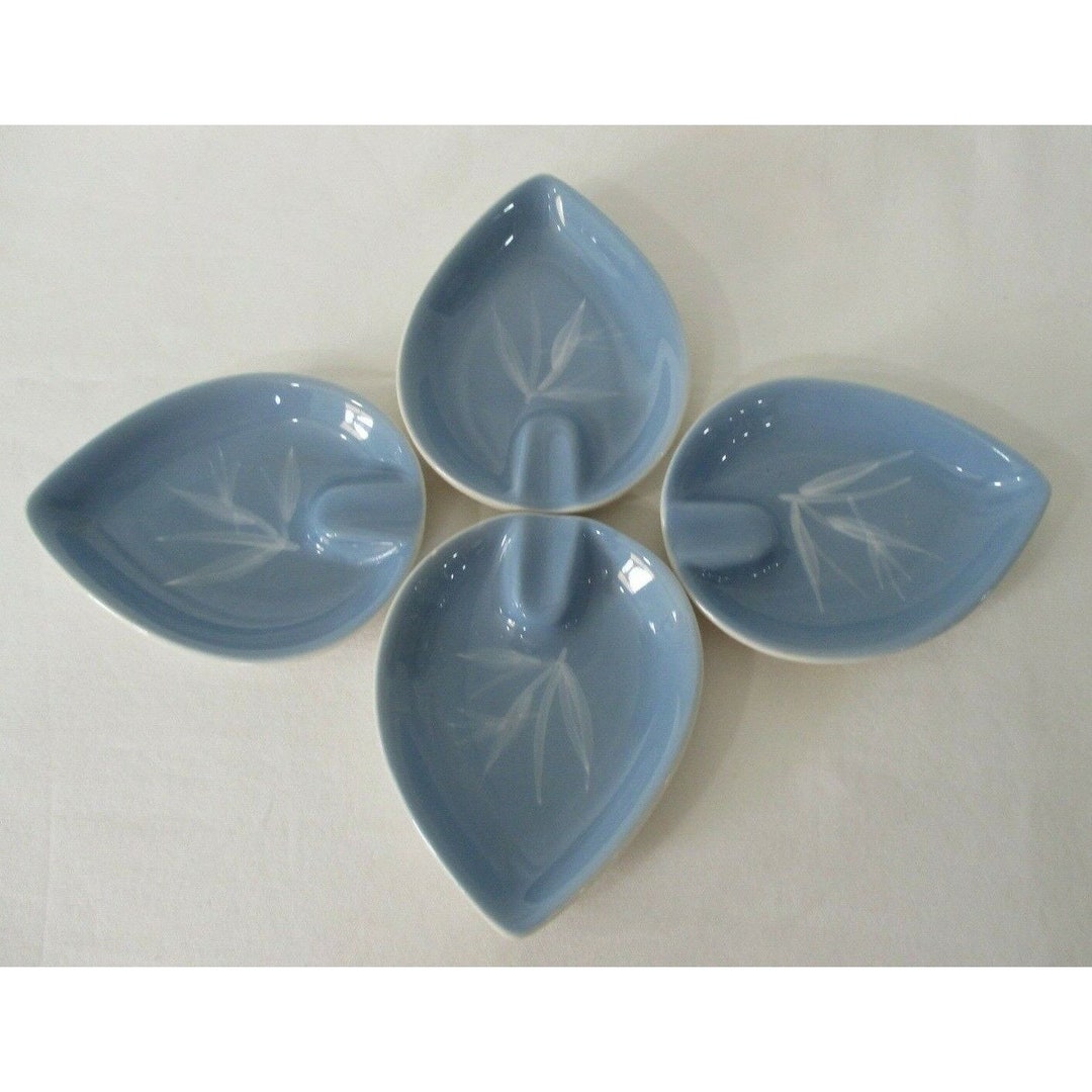 Vintage Winfield Blue Pacific Individual Bridge Ashtry Retired Set of ...