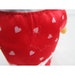 Garfield Small Plush Valentine Red Satin Heart Print Robe Matching ...