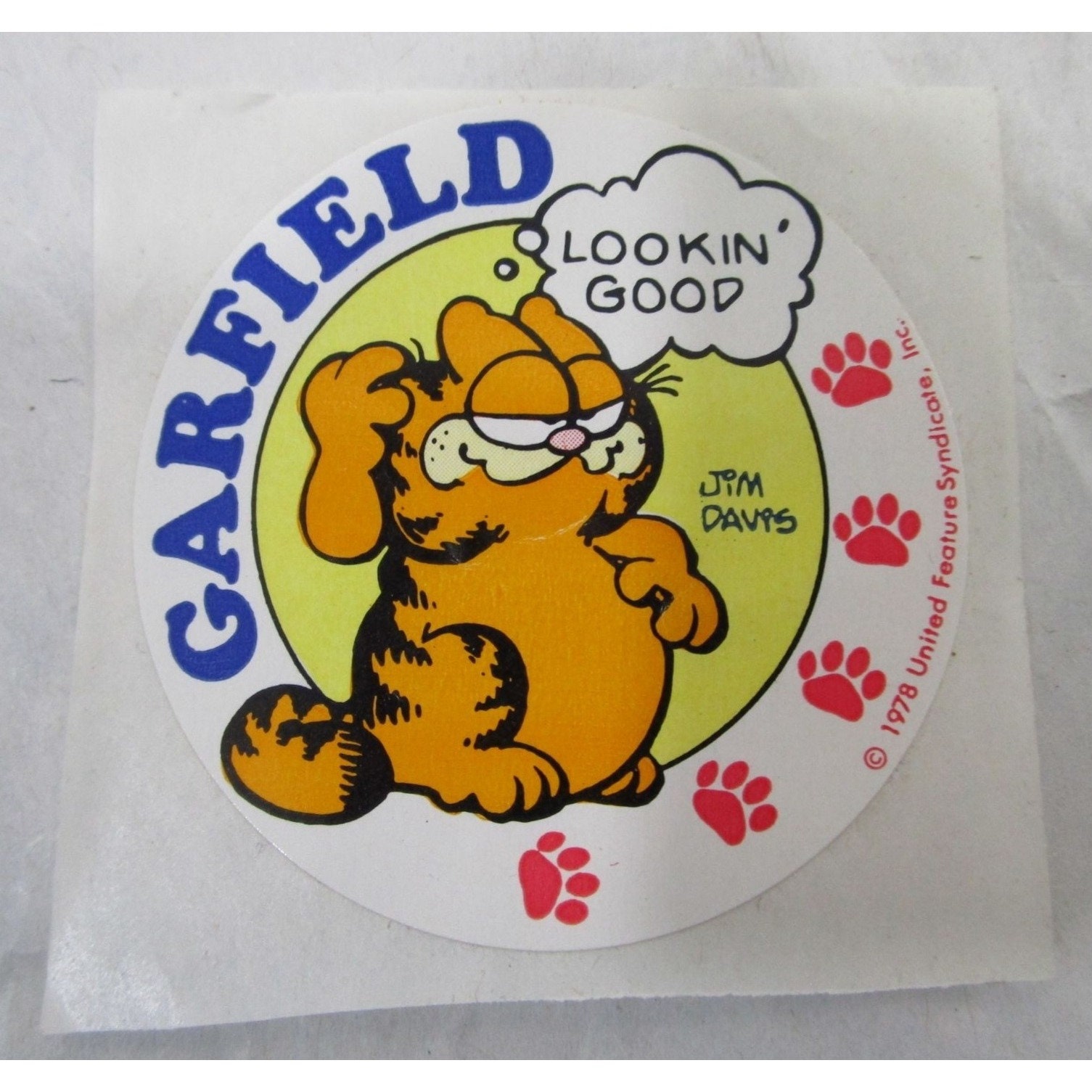 Vintage Garfield Odie Stickers Five Assorted Singles GUC Vintage 1980s ...