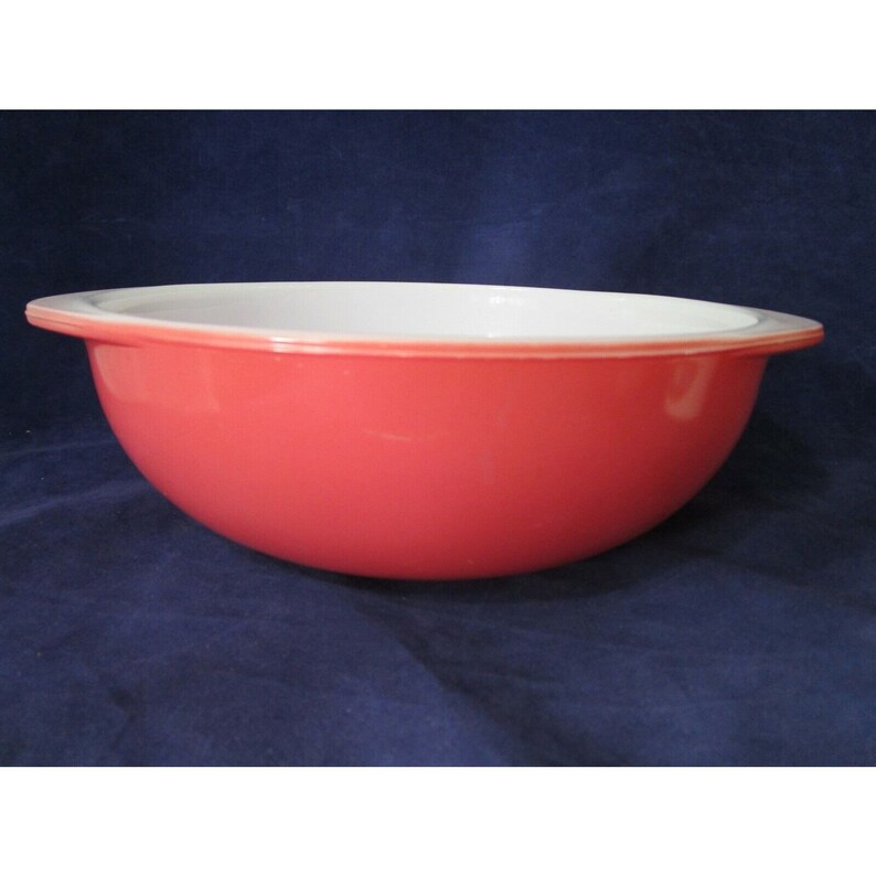 Vintage 1950's Mid Century Flamingo Pink Pyrex 2qt Round Casserole No ...