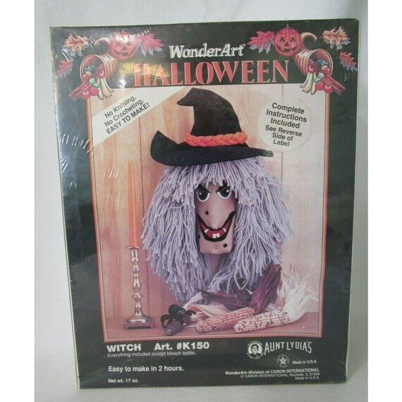 Wonder Art Halloween Witch Kit Easy to Make Art.k150 New - Etsy
