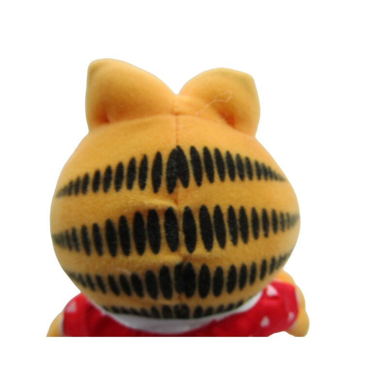 Garfield Small Plush Valentine Red Satin Heart Print Robe Matching ...