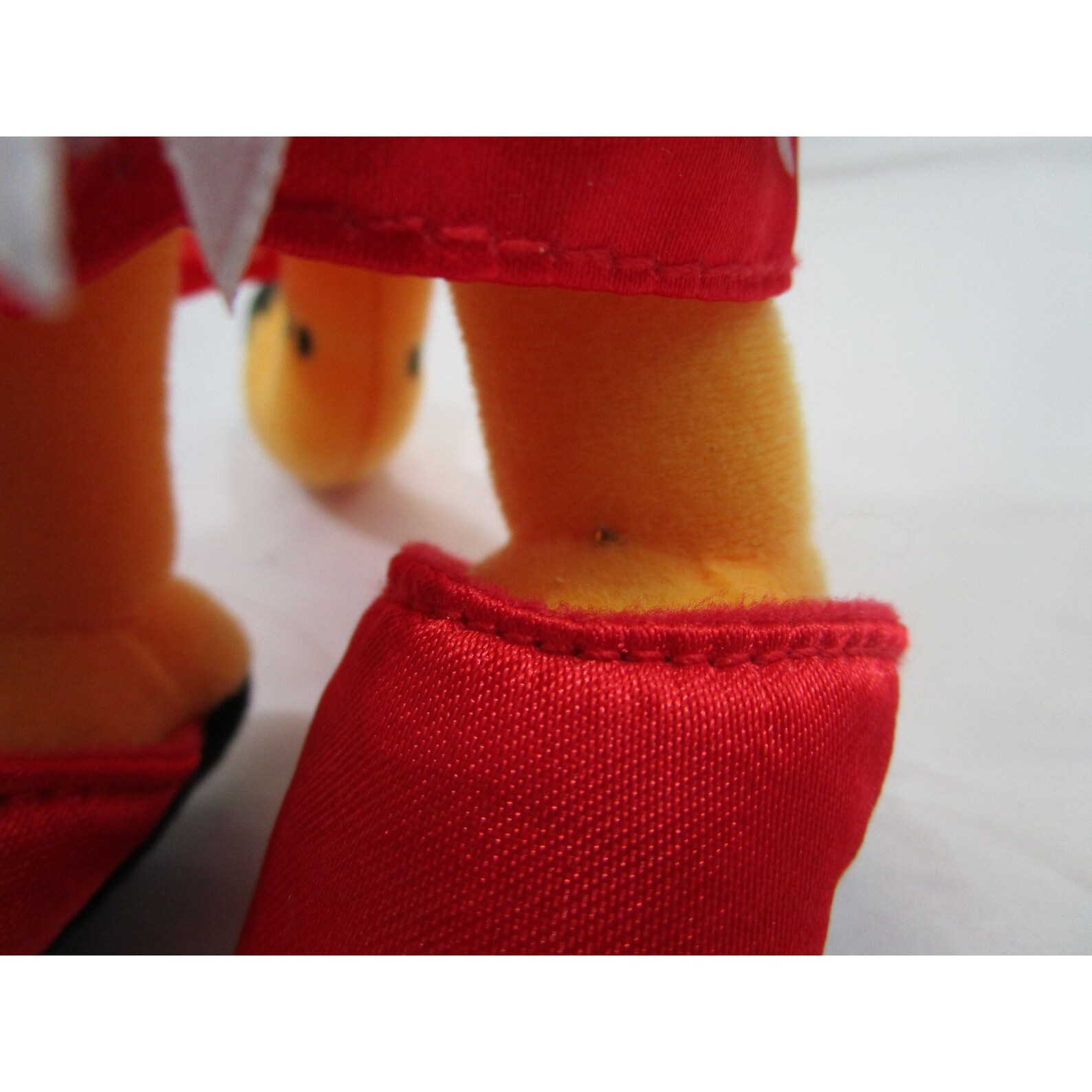 Garfield Small Plush Valentine Red Satin Heart Print Robe Matching ...