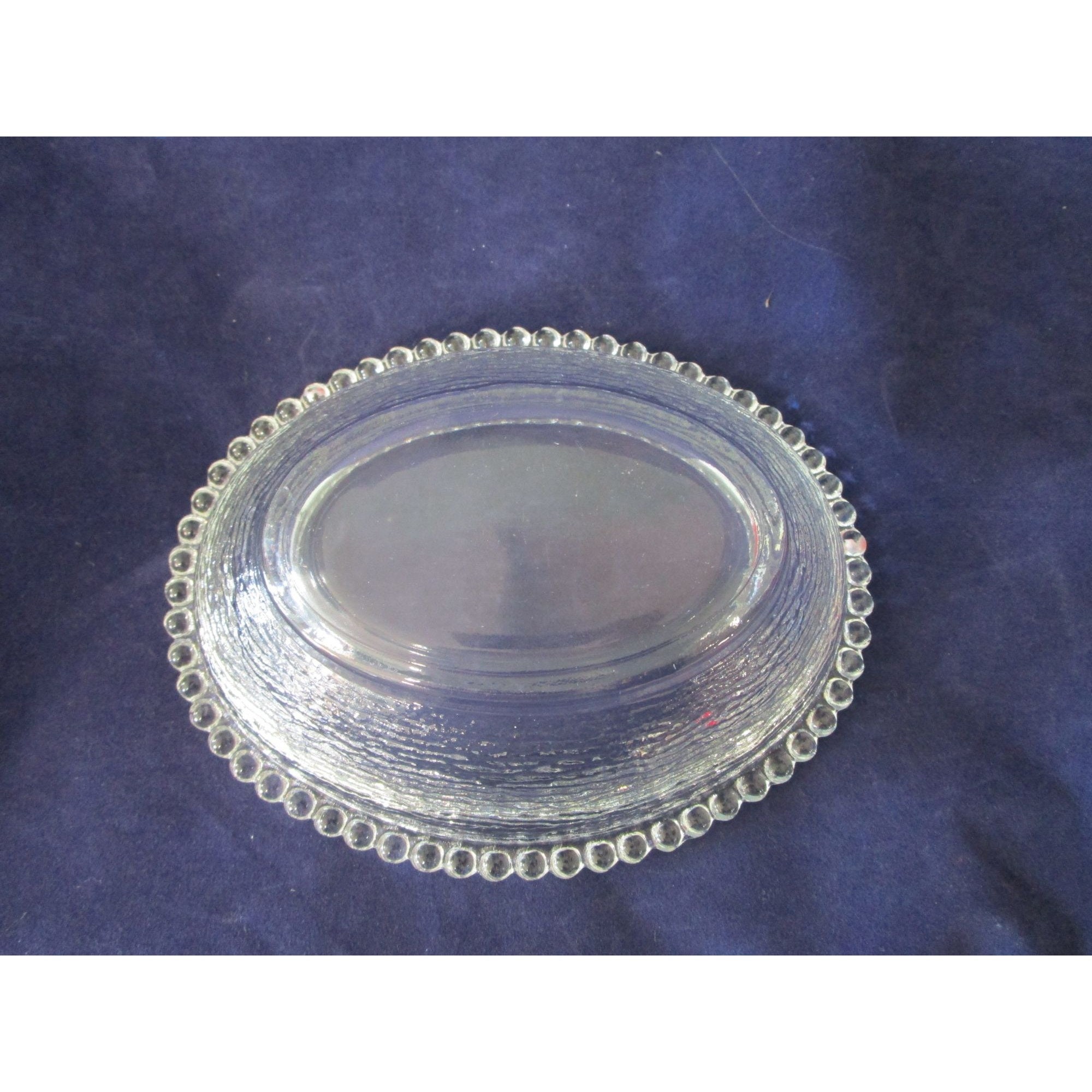 Bunny Rabbit on Nest Tiara Indiana Glass Clear Boopie Candlewick Style ...